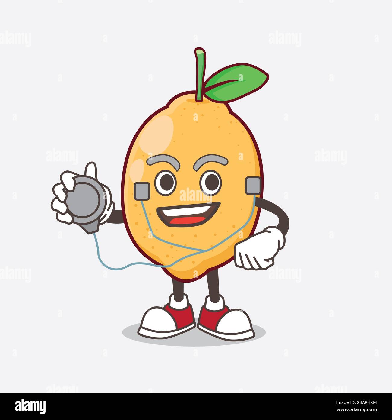 An illustration of Lemon Fruit cartoon mascot character as a Doctor ...