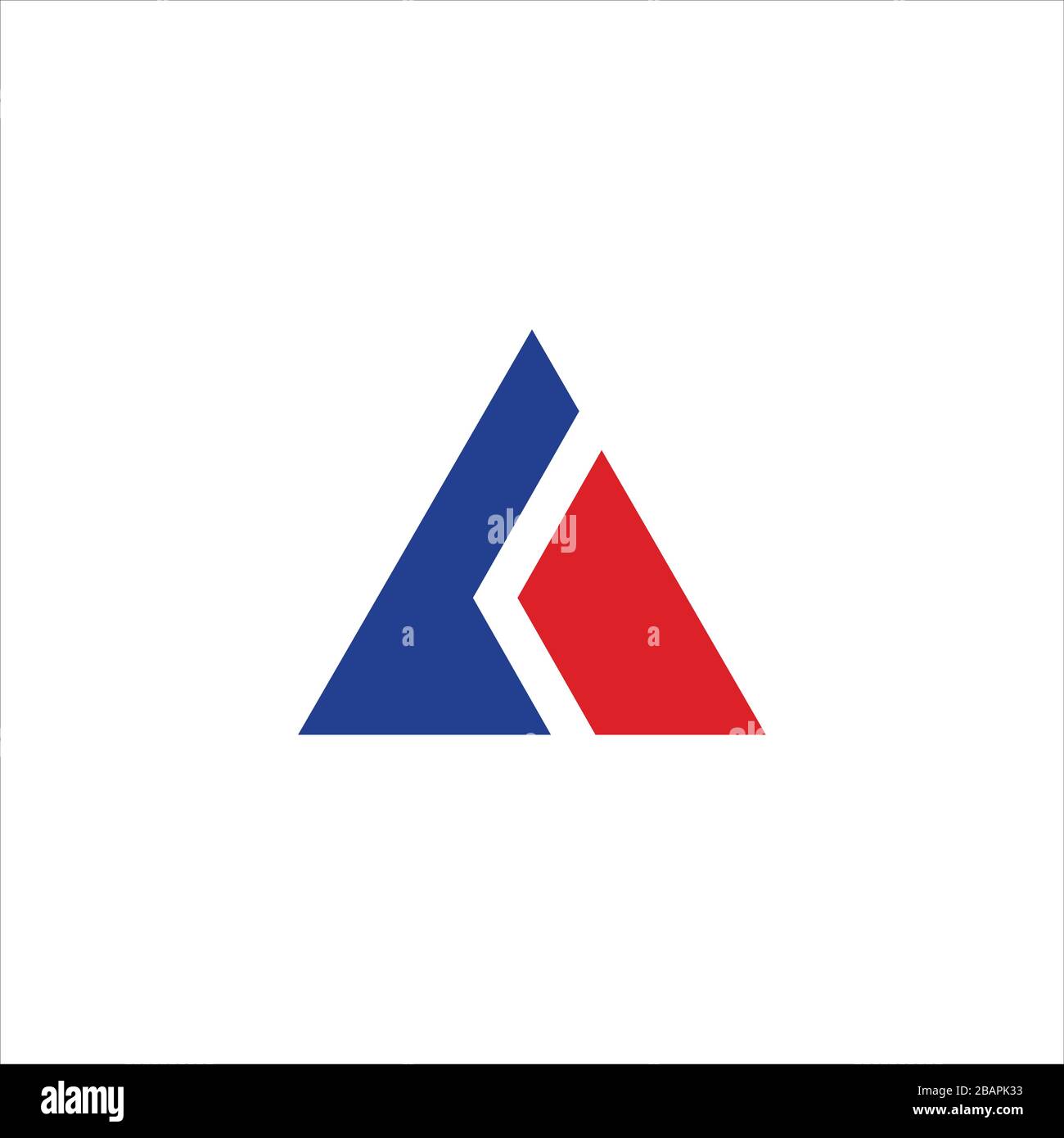 Initial Letter ak logo or ka logo vector design template Stock Vector ...