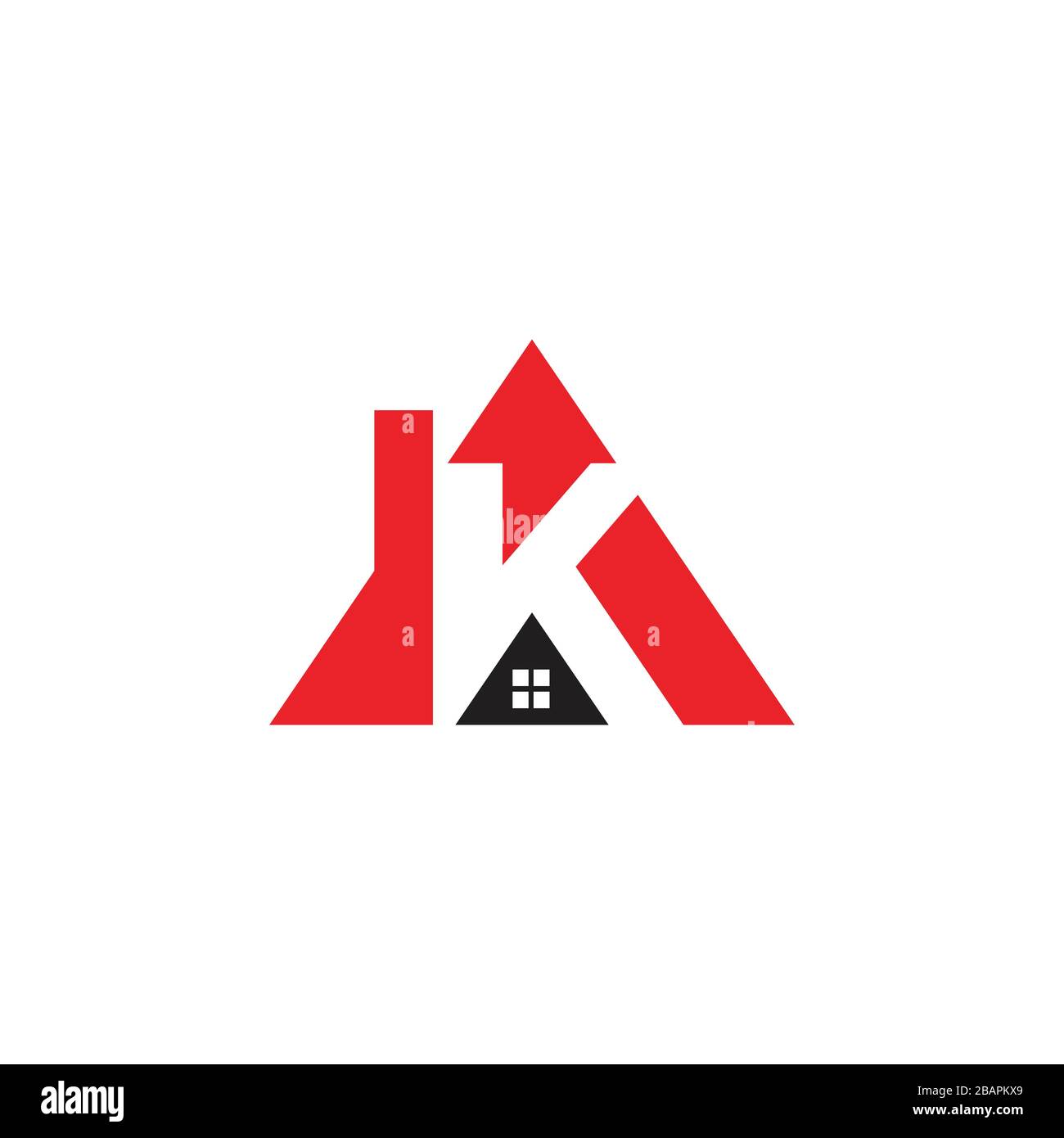Initial Letter ak logo or ka logo vector design template Stock Vector ...