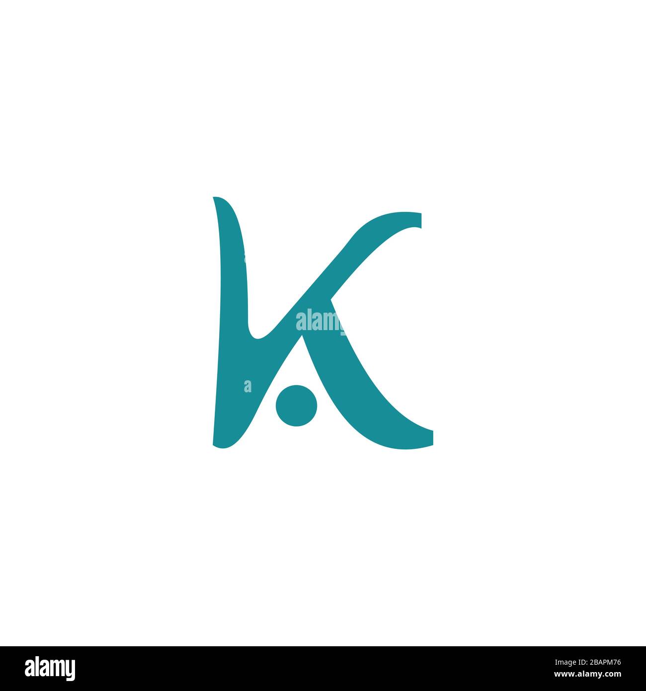 Initial Letter ak logo or ka logo vector design template Stock Vector ...