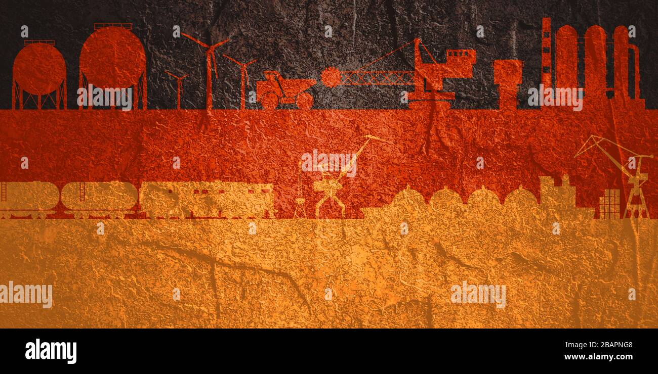 Industrial header banner Stock Photo - Alamy