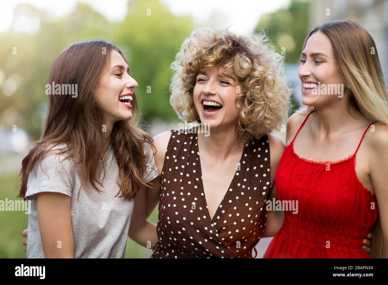 Three Beautiful Young Women Friends Stock Photo - Alamy Three Beautiful Young Women Friends Stock Photo - Alamy