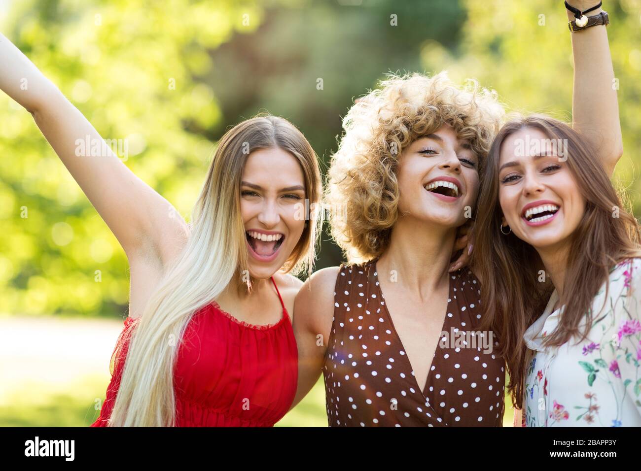 Three Beautiful Young Women Friends Stock Photo - Alamy Three Beautiful Young Women Friends Stock Photo - Alamy