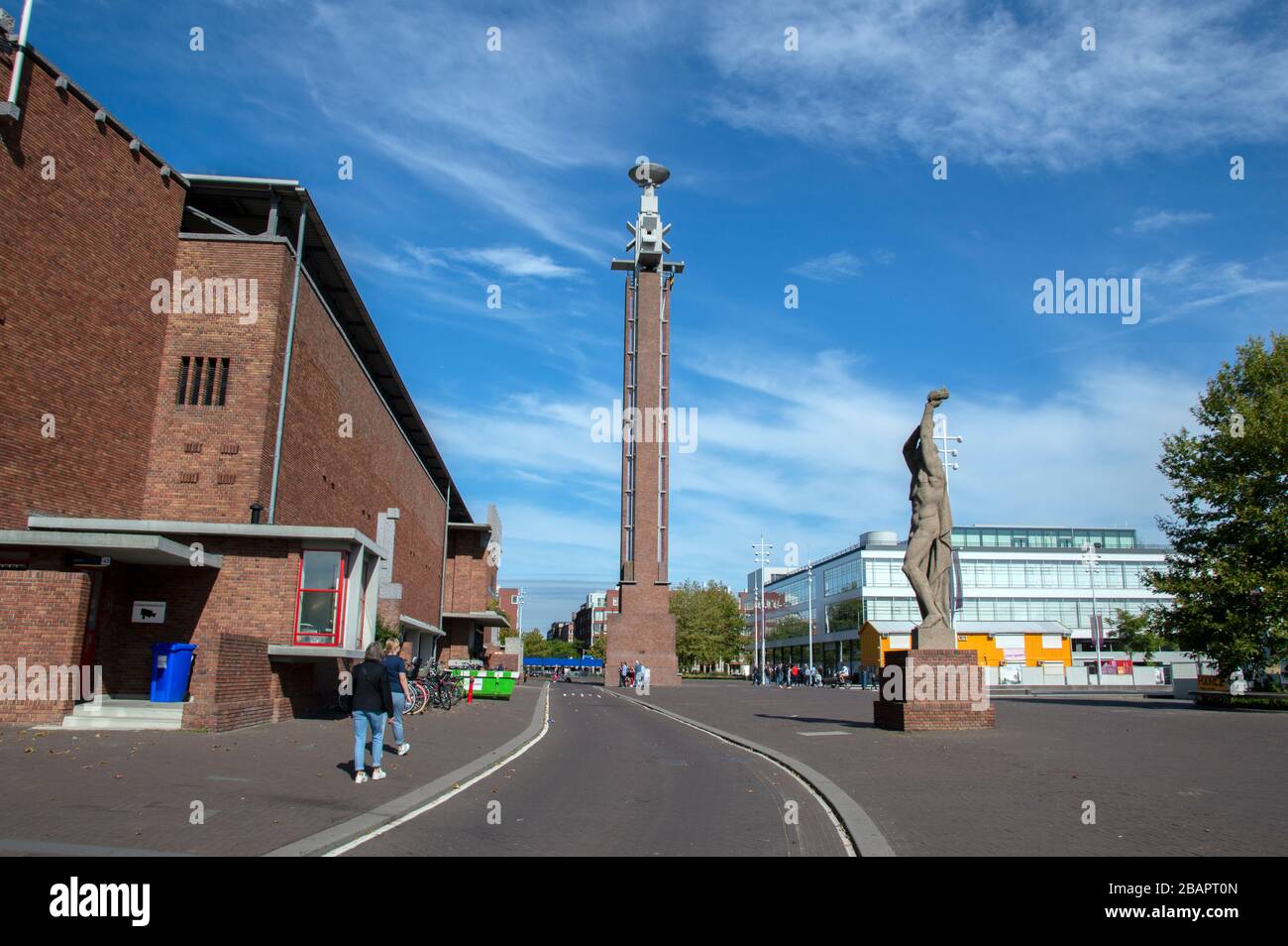 Marathon Tower At The Olympic Stadium At Amsterdam The Netherlands 2019 ...
