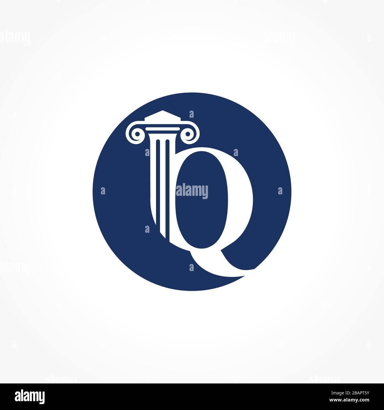 Attorney & Law Letter Q Logo With Creative Modern Circle Vector ...