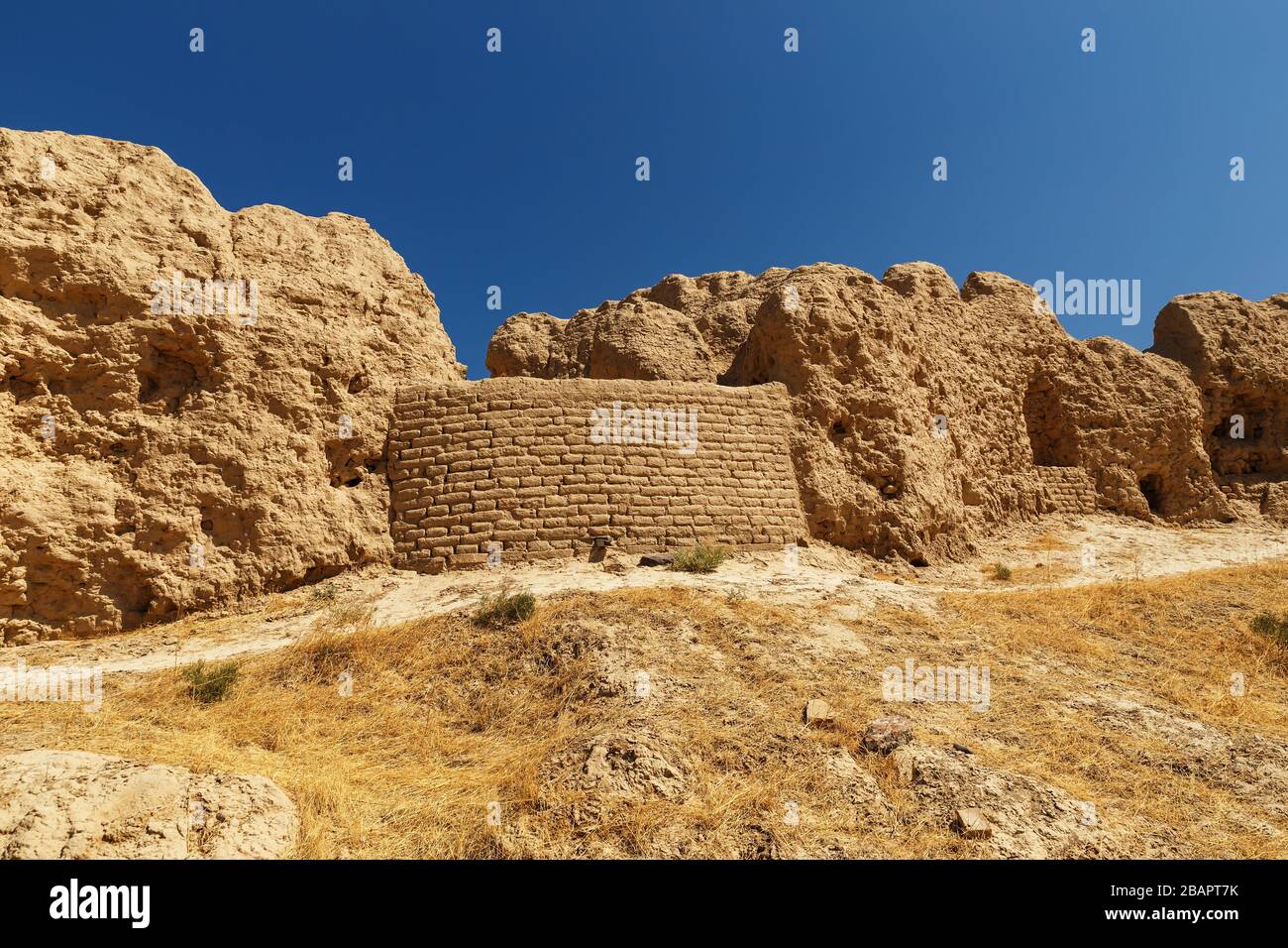 ancient city Sawran or Sauran in Kazakhstan. the remains of an ancient ...