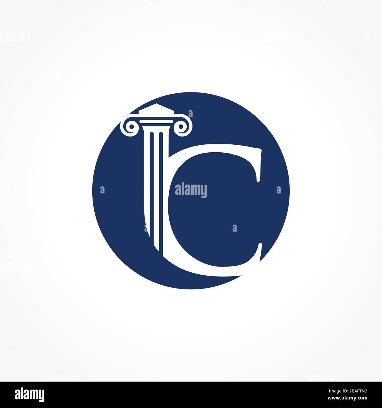 Attorney & Law Letter C Logo With Creative Modern Circle Vector ...