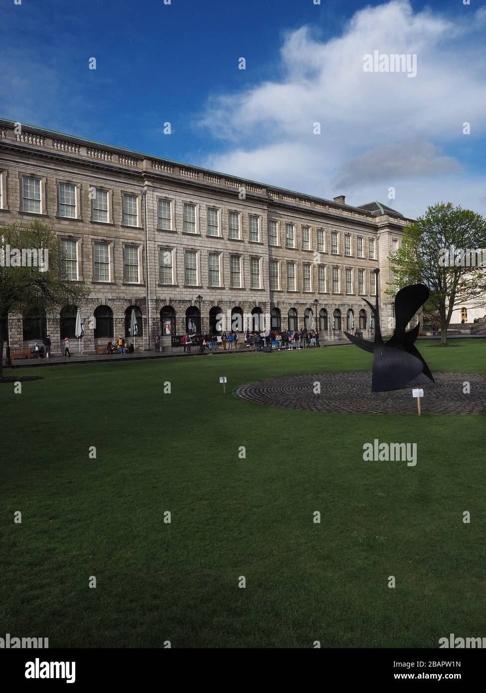 Ireland, Dublin, Trinity College, Old Library building, exterior Stock ...