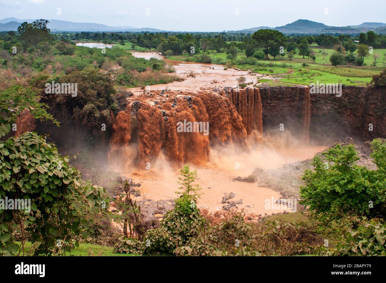 Tis Issat Or Tissisat. The Blue Nile Falls is a waterfall on the Blue ...