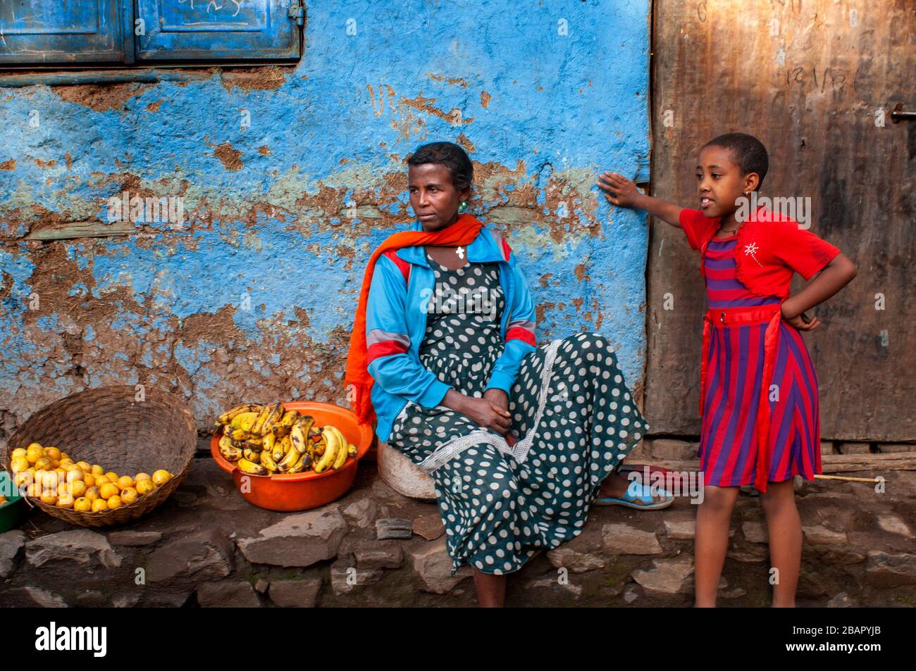 Street scene in gondar city hi-res stock photography and images - Alamy