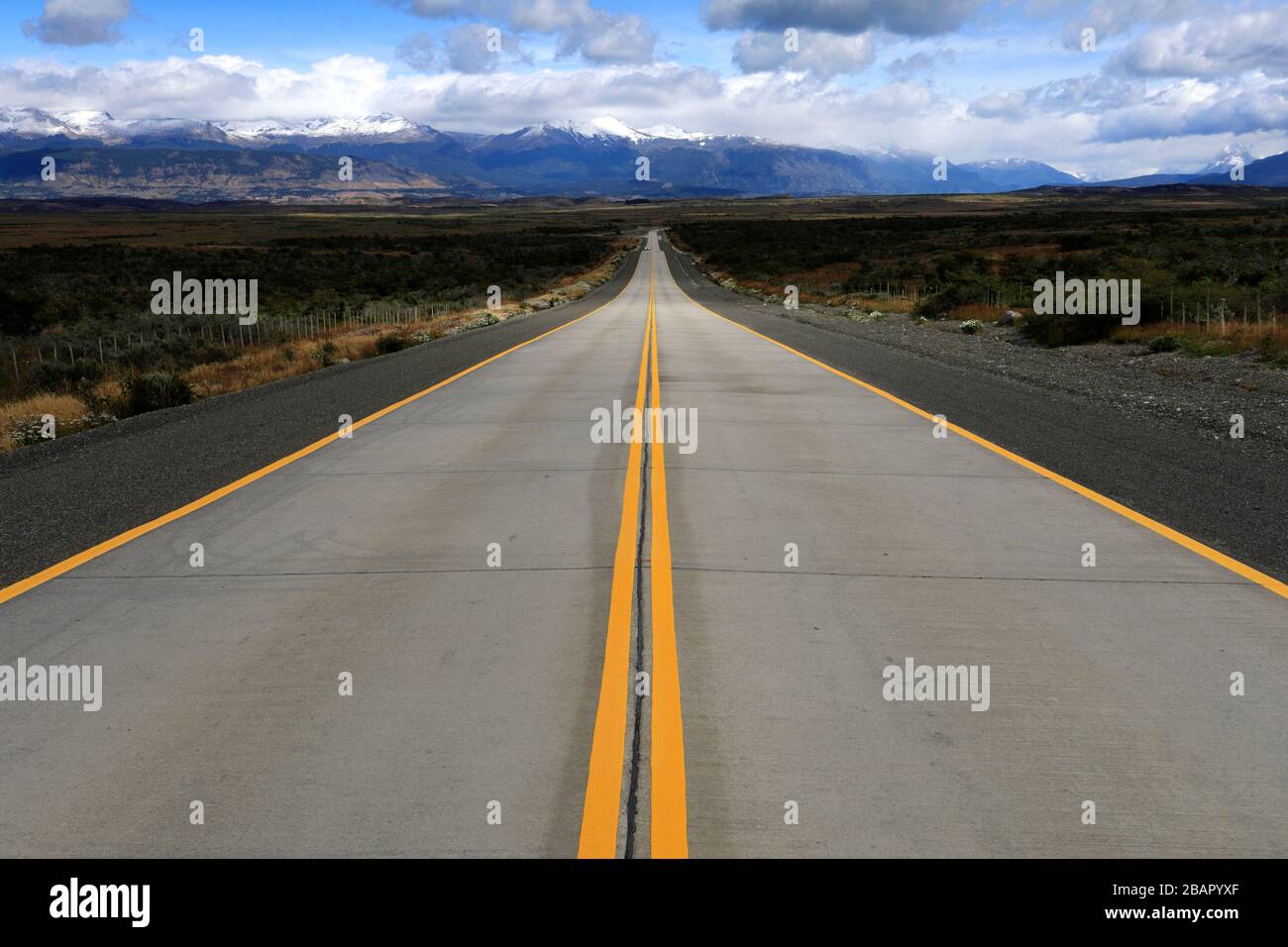 Tarmac road patagonia hi-res stock photography and images - Alamy