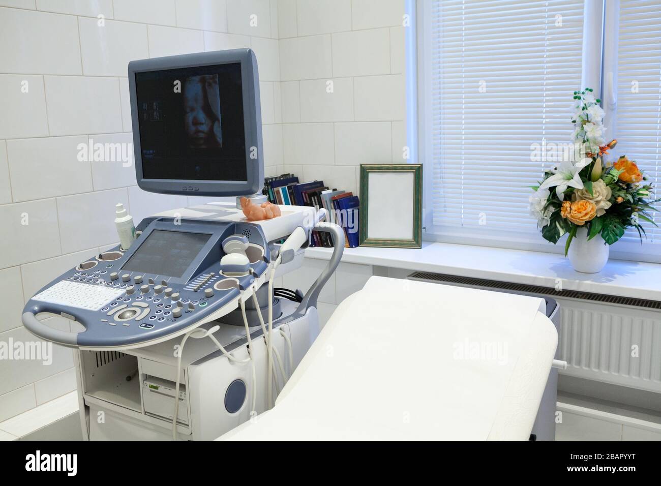 ultrasonographer unit for sonogram making for pregnant women, 3d mofel ...