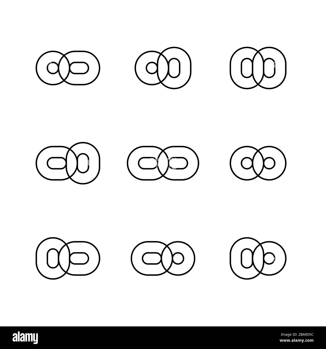 Endless loop shape, nine isolated logo symbols Stock Vector Image & Art ... Endless loop shape, nine isolated logo symbols Stock Vector Image & Art ...