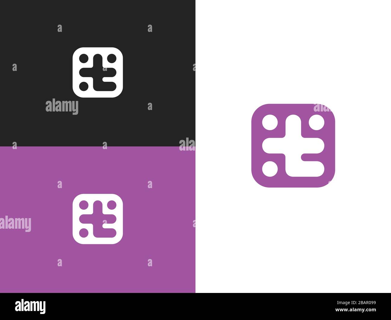 Lowercase letter F logo design template elements Stock Vector Image ...