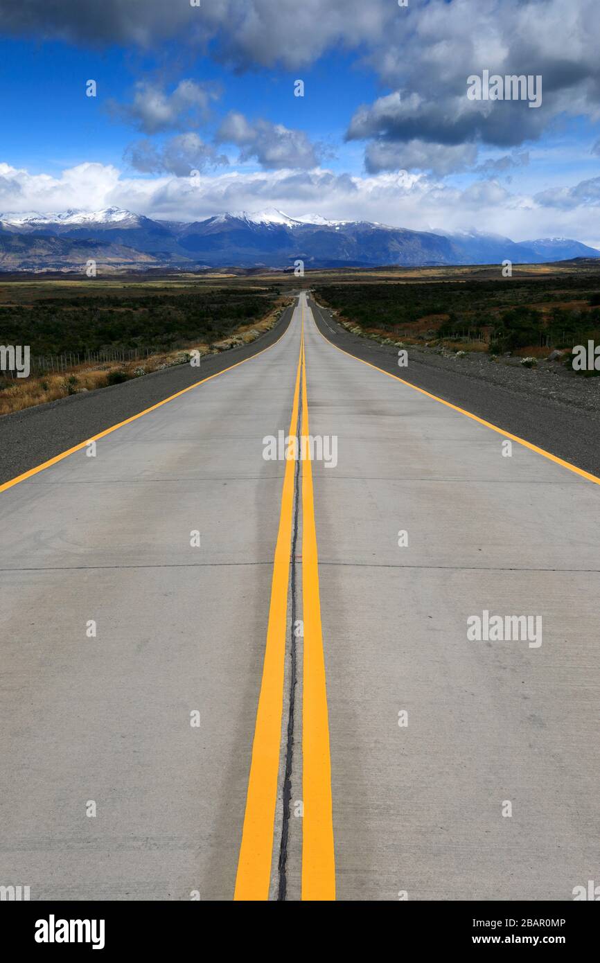 Tarmac road patagonia hi-res stock photography and images - Alamy