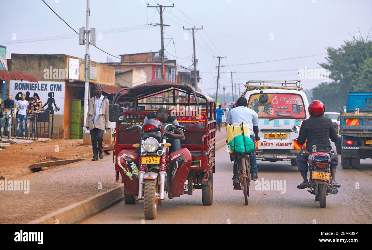 On the streets of Kampala, the capital of Uganda Stock Photo - Alamy
