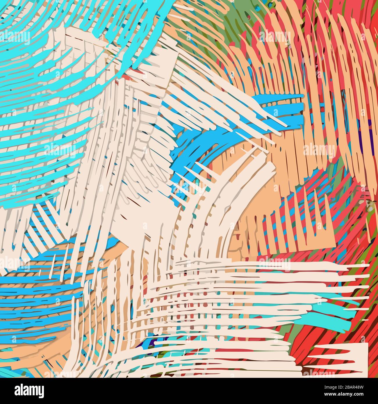 Abstract background blurred texture of shapes of colored lines and ...