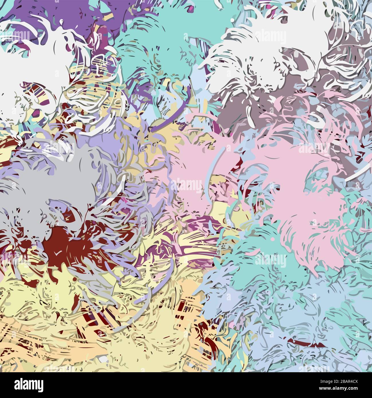 Abstract background blurred texture of shapes of colored lines and ...