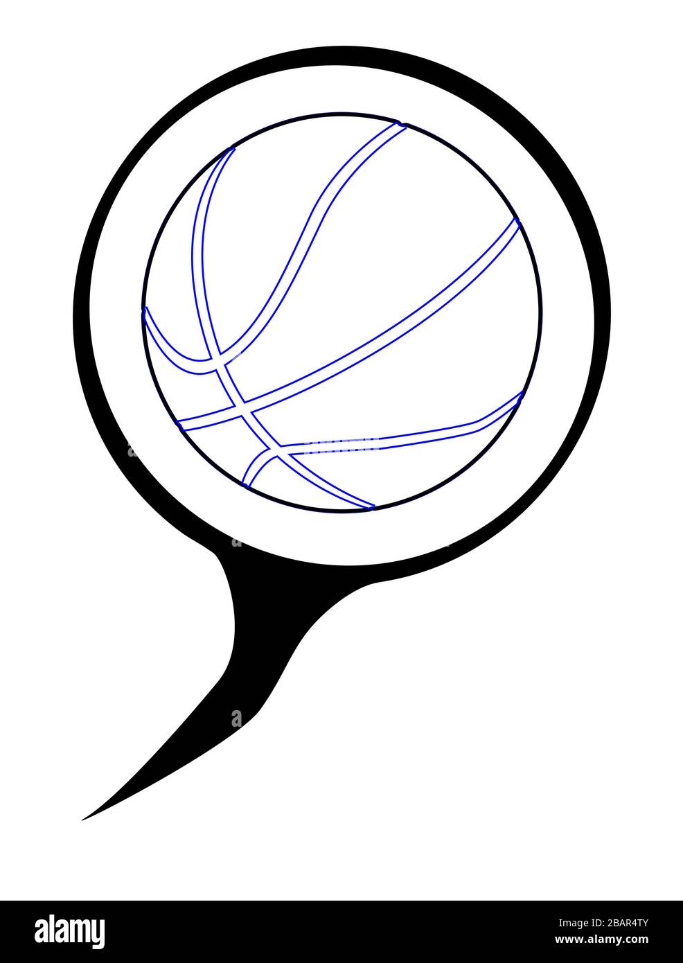 Basketball speech bubble set over a white background Stock Vector Image ...