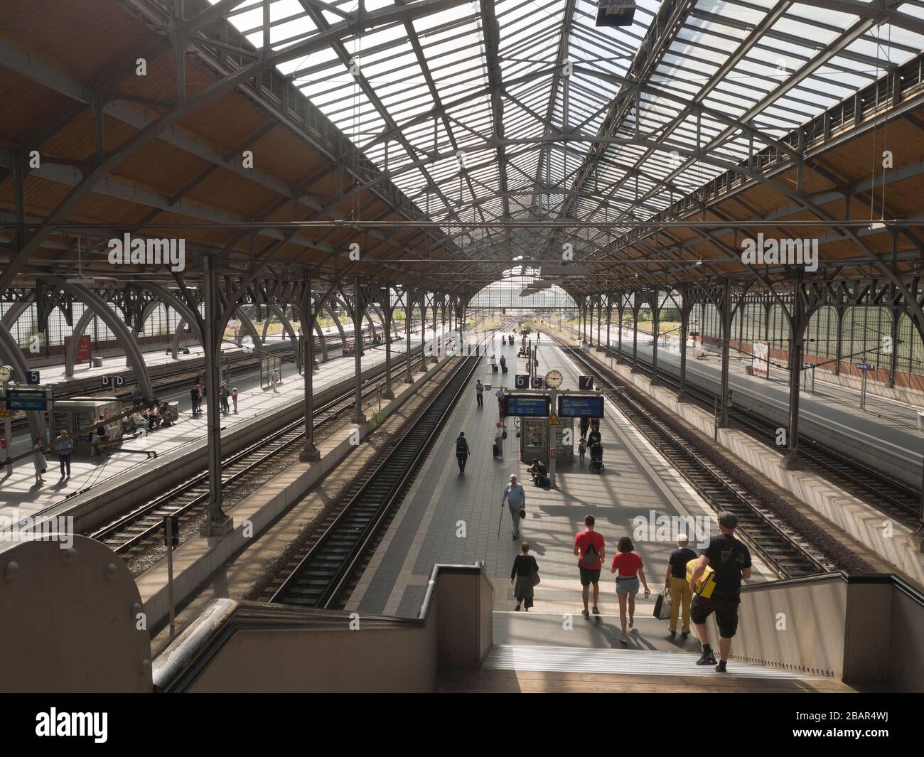The main railway station in Lûbeck Germany, an imposing building from ...