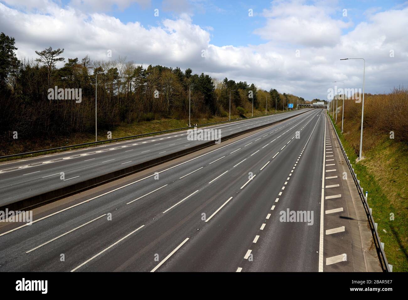 M1 motorway empty hi-res stock photography and images - Alamy