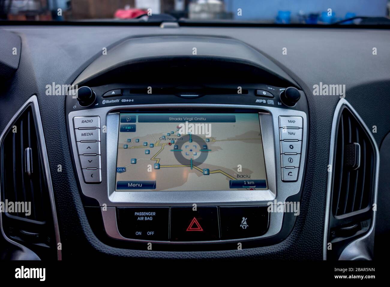 OEM navigation display unit inside dashboard,professional big display ...