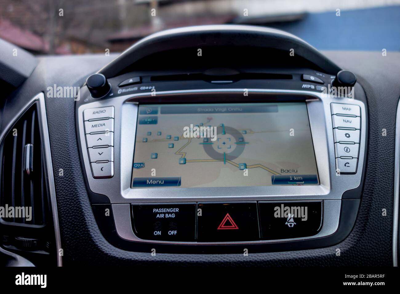 OEM navigation display unit inside dashboard,professional big display ...