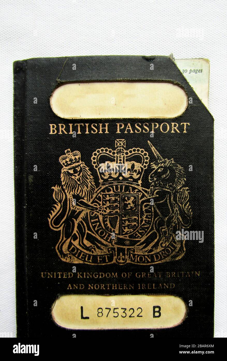 Old Uk Passport High Resolution Stock Photography and Images - Alamy