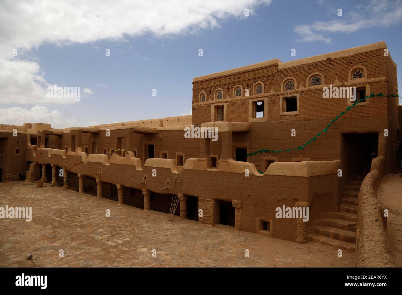 Saada, Yemen. 19th Mar, 2020. Photo shows a part of the Al-Qashla ...
