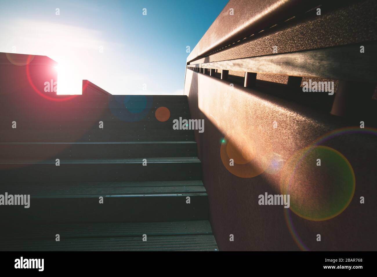 Staircase light shade railing hi-res stock photography and images - Alamy