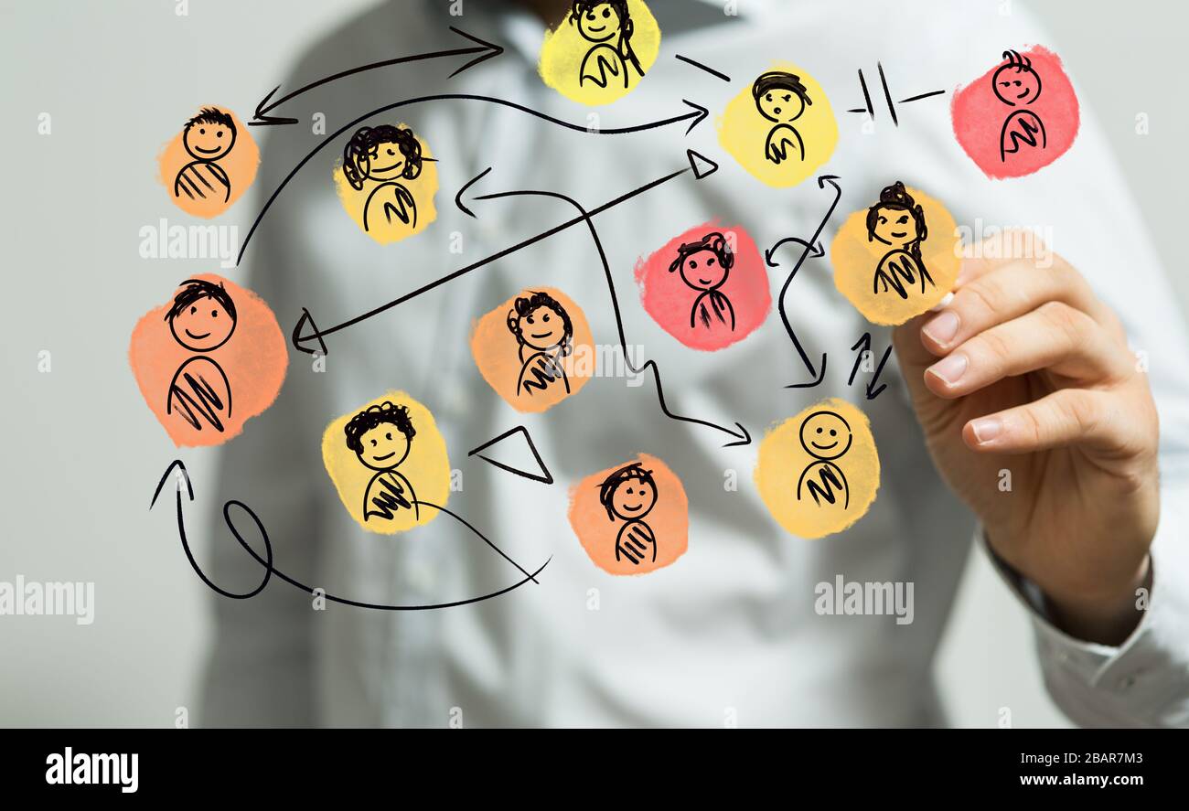 A Unity group and teamwork concept Stock Photo - Alamy