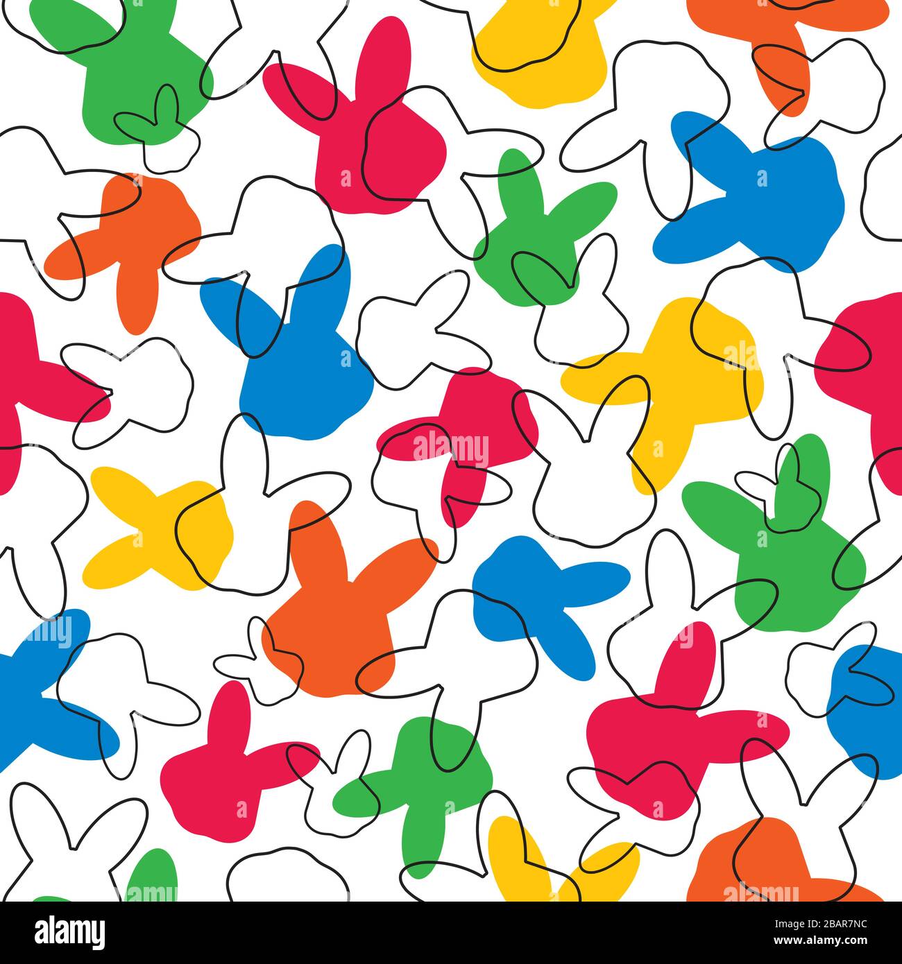 Bunny Pattern High Resolution Stock Photography and Images - Alamy