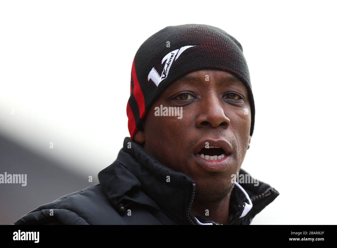 Ian Wright, Milton Keynes Dons first team coach Stock Photo - Alamy