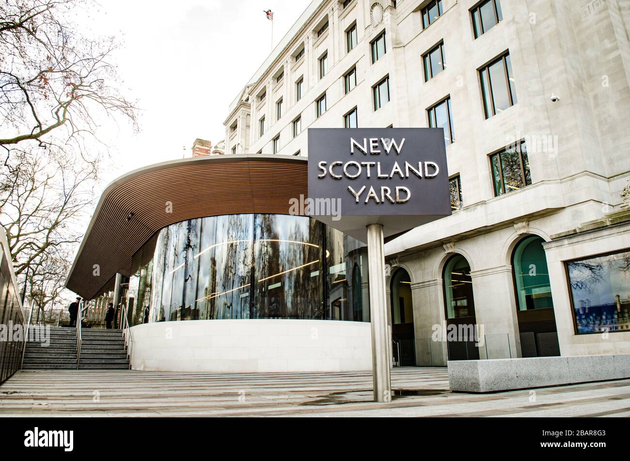 LONDON- Scotland Yard- the home of the Metropolitan Police Force ...
