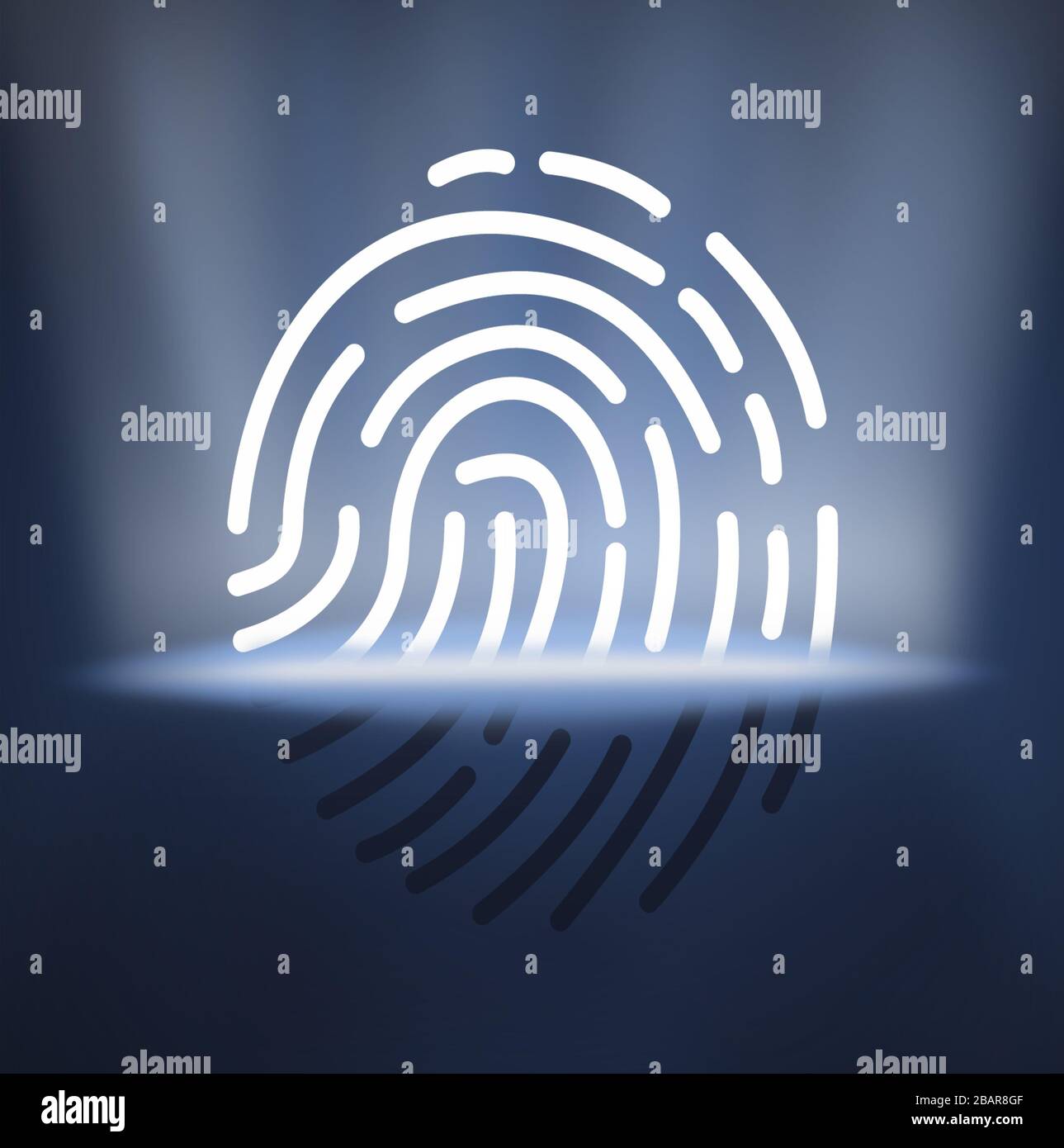 Biometric access control. Identification system with thumbprint ...