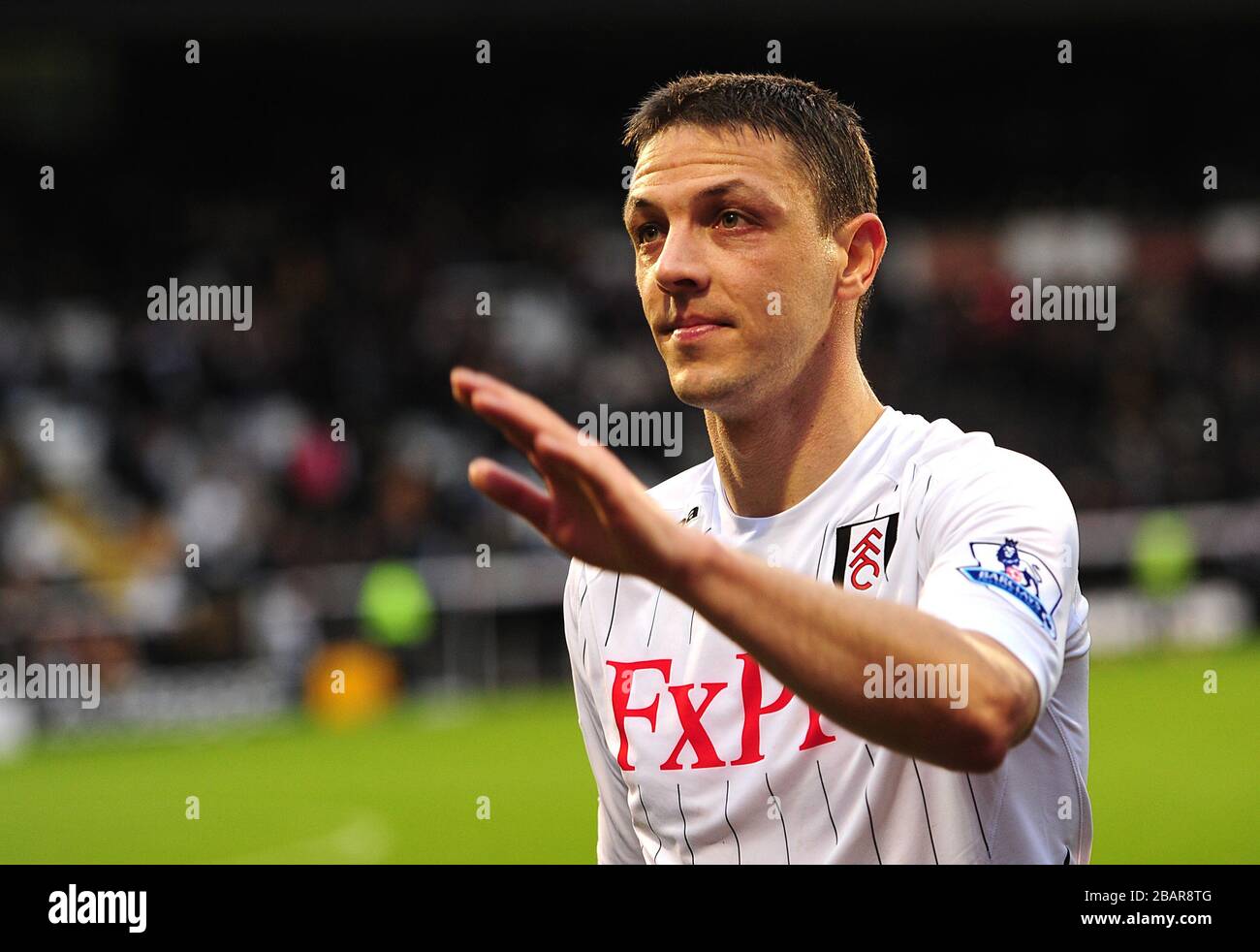 Fulham's Chris Baird after the game Stock Photo - Alamy
