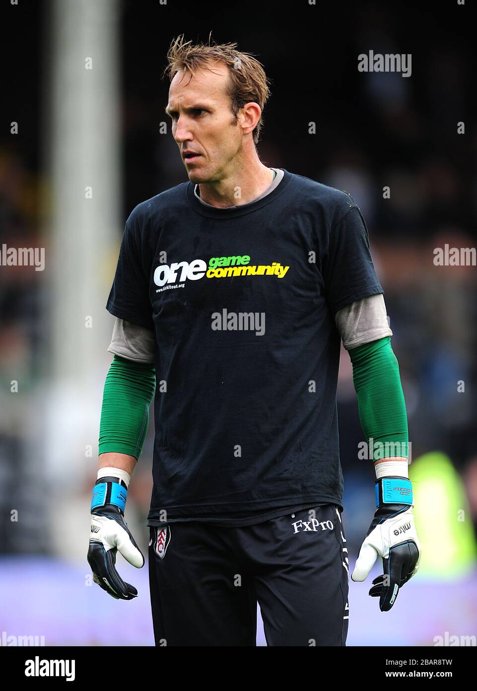 Mark Schwarzer, Fulham goalkeeper Stock Photo - Alamy