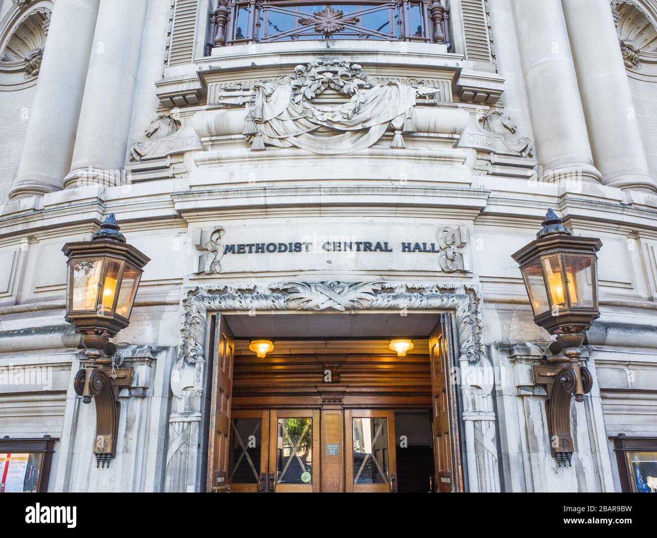 London- The Central Methodist Hall in the City of Westminster, a ...