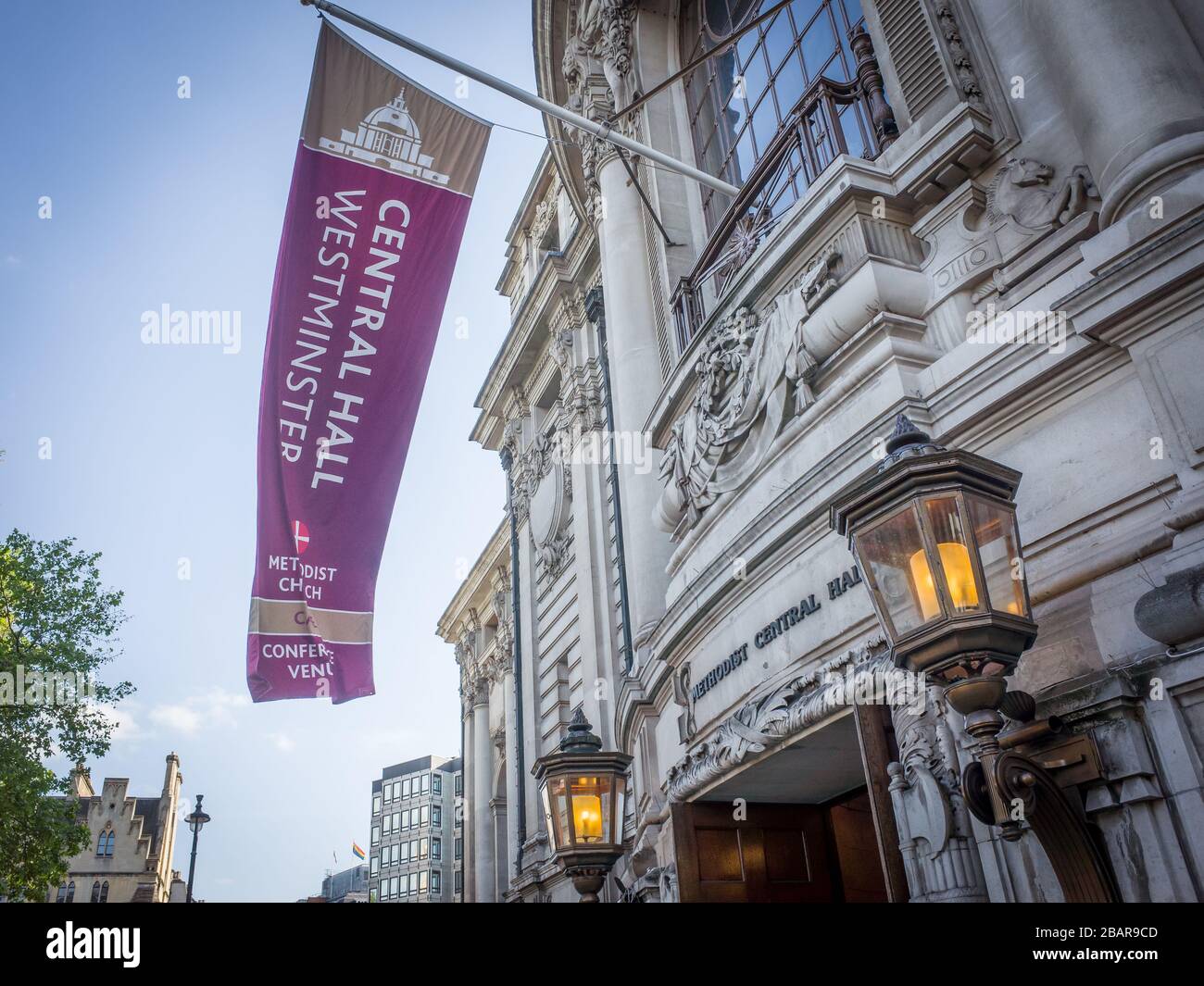 London- The Central Methodist Hall in the City of Westminster, a ...