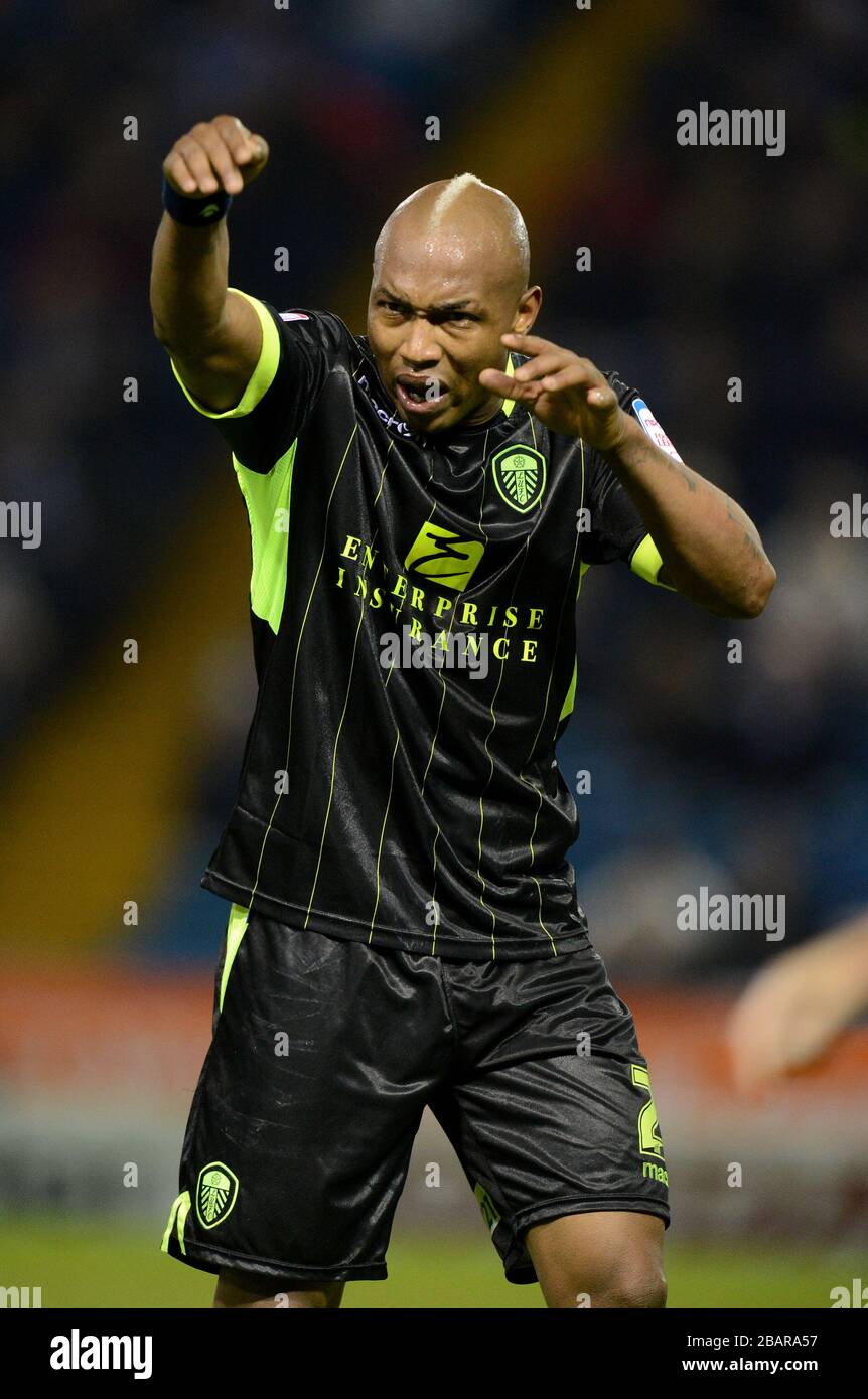 El-Hadji Diouf, Leeds United Stock Photo - Alamy