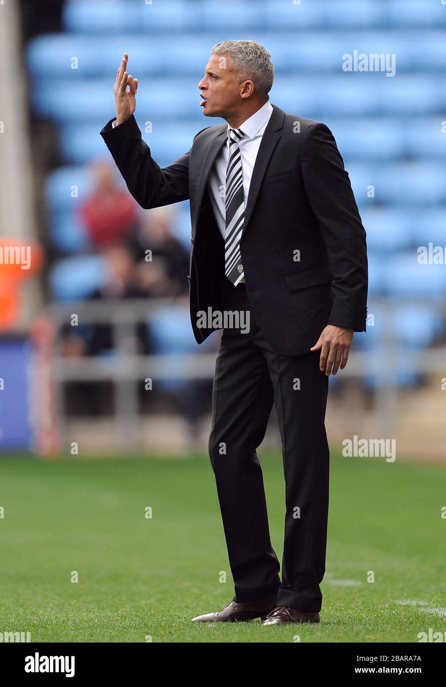 Notts County's manager Keith Curle Stock Photo - Alamy