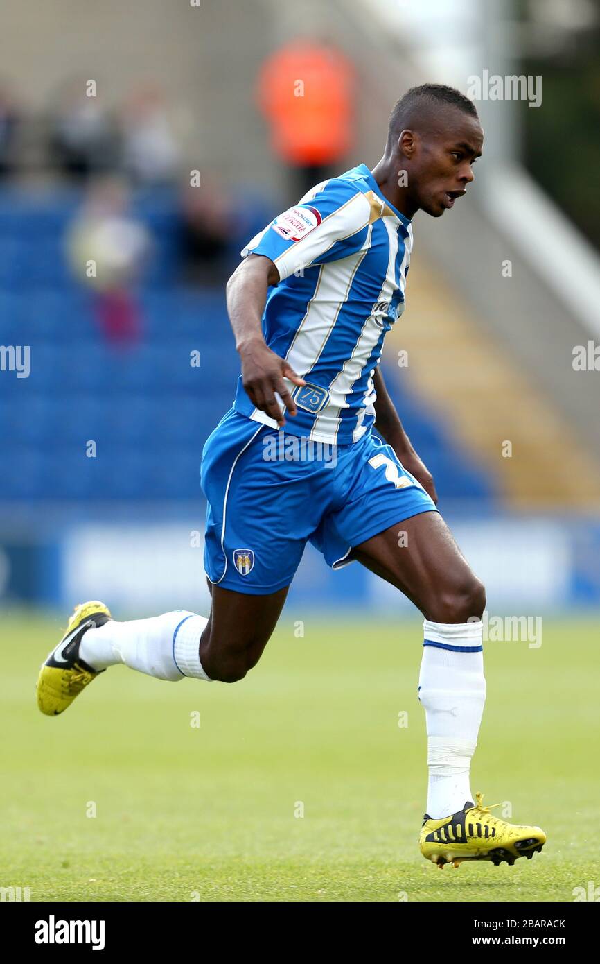 Gavin Massey, Colchester United Stock Photo - Alamy
