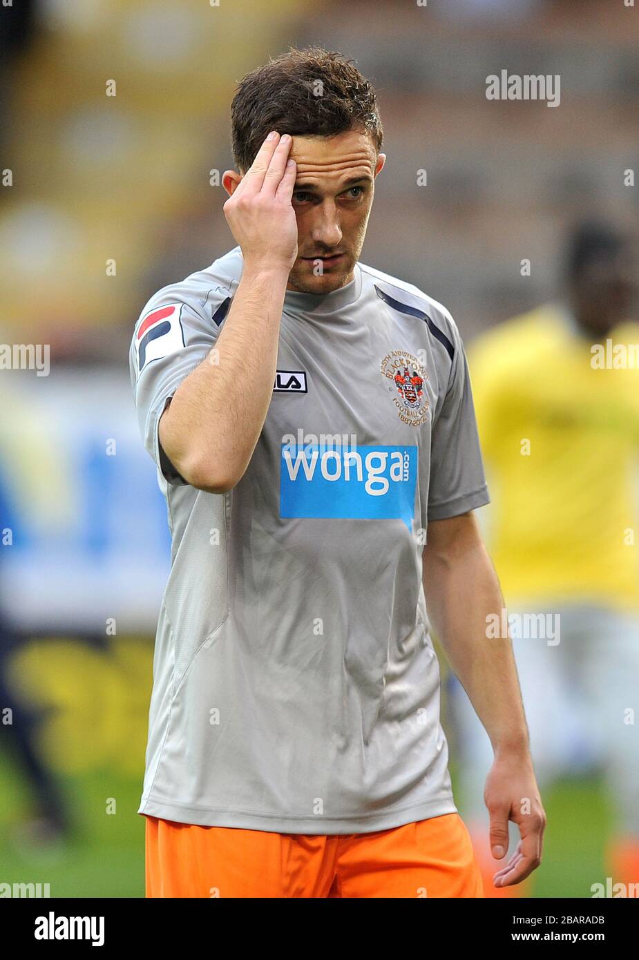 Neal Eardley, Blackpool Stock Photo - Alamy