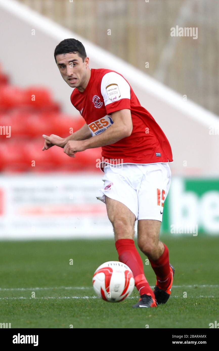 Conor McLaughlin, Fleetwood Town Stock Photo - Alamy