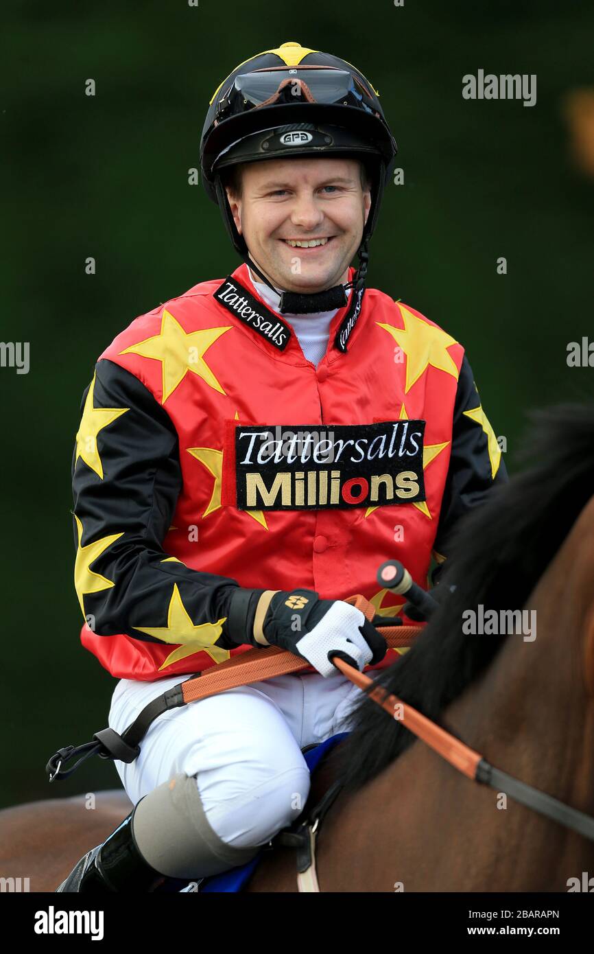 Liam Jones, jockey Stock Photo - Alamy