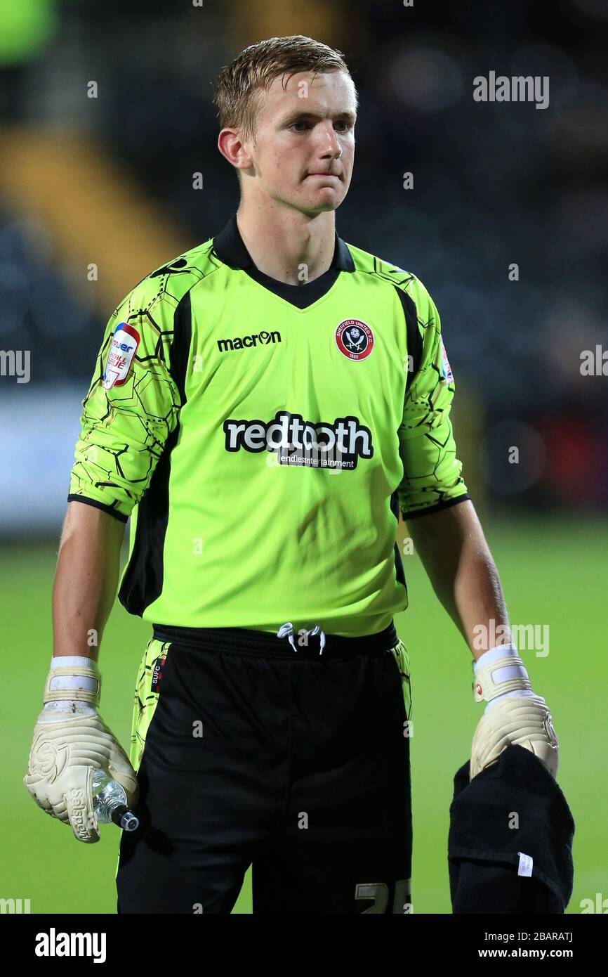 George Long, Sheffield United goalkeeper Stock Photo - Alamy