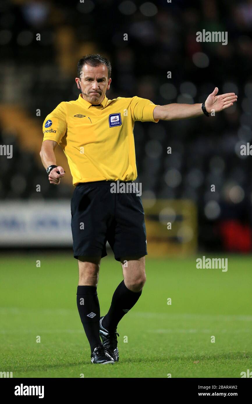 Keith Stroud, match referee Stock Photo - Alamy