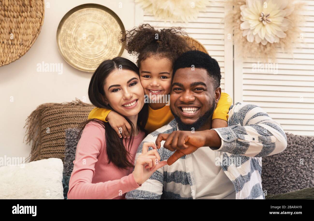 Multicultural family portrait hi-res stock photography and images - Alamy