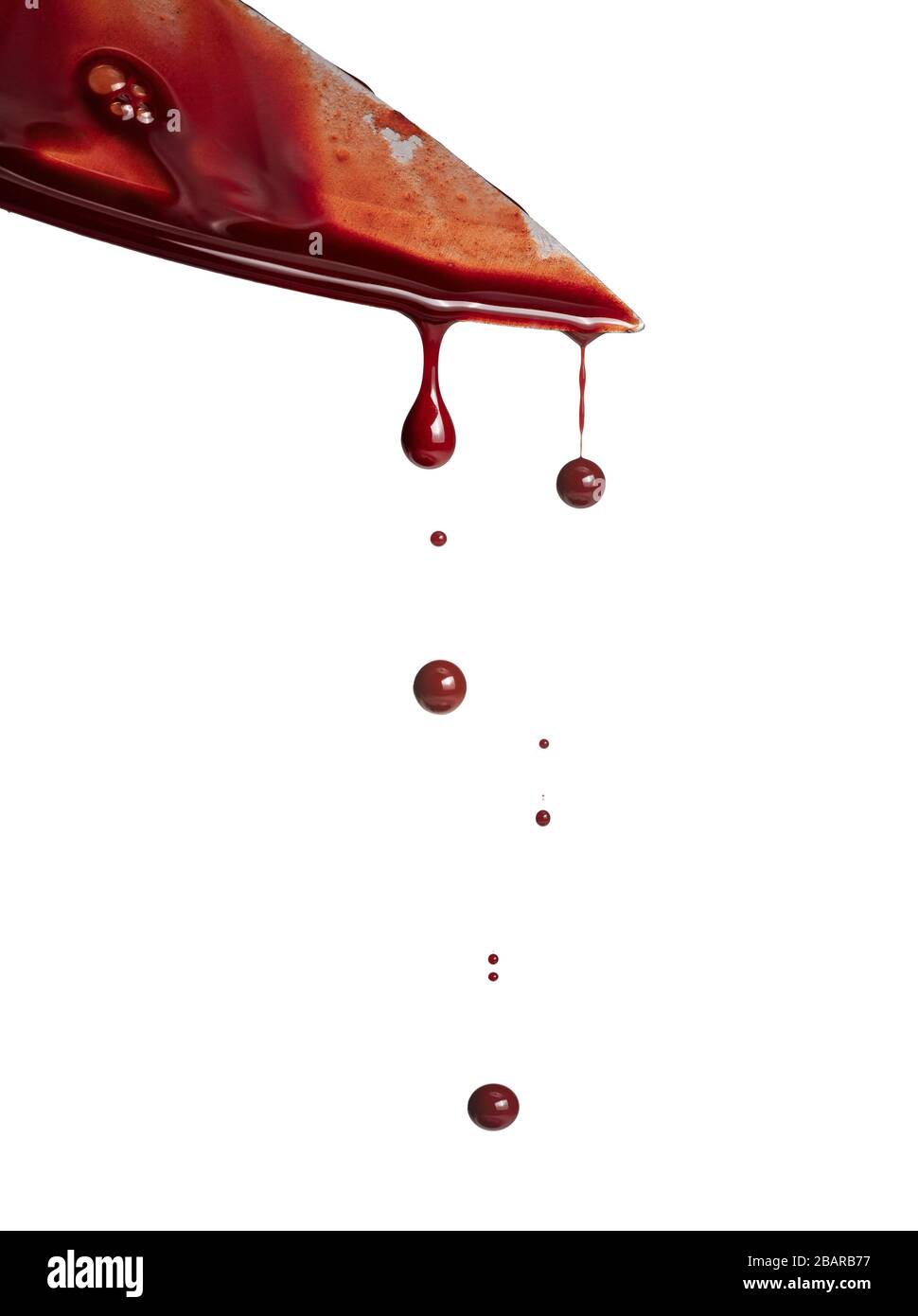 Bleed blood drop horror isolated hi-res stock photography and images ...