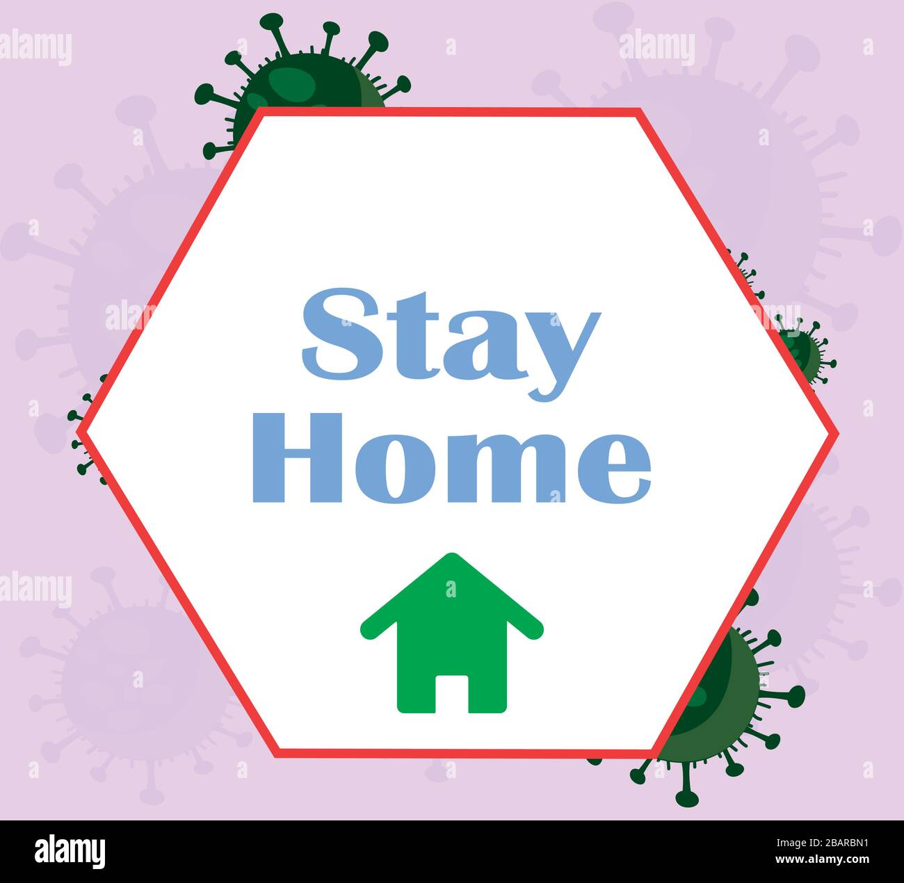 Self-isolation during a coronavirus pandemic vector illustration Stock ...